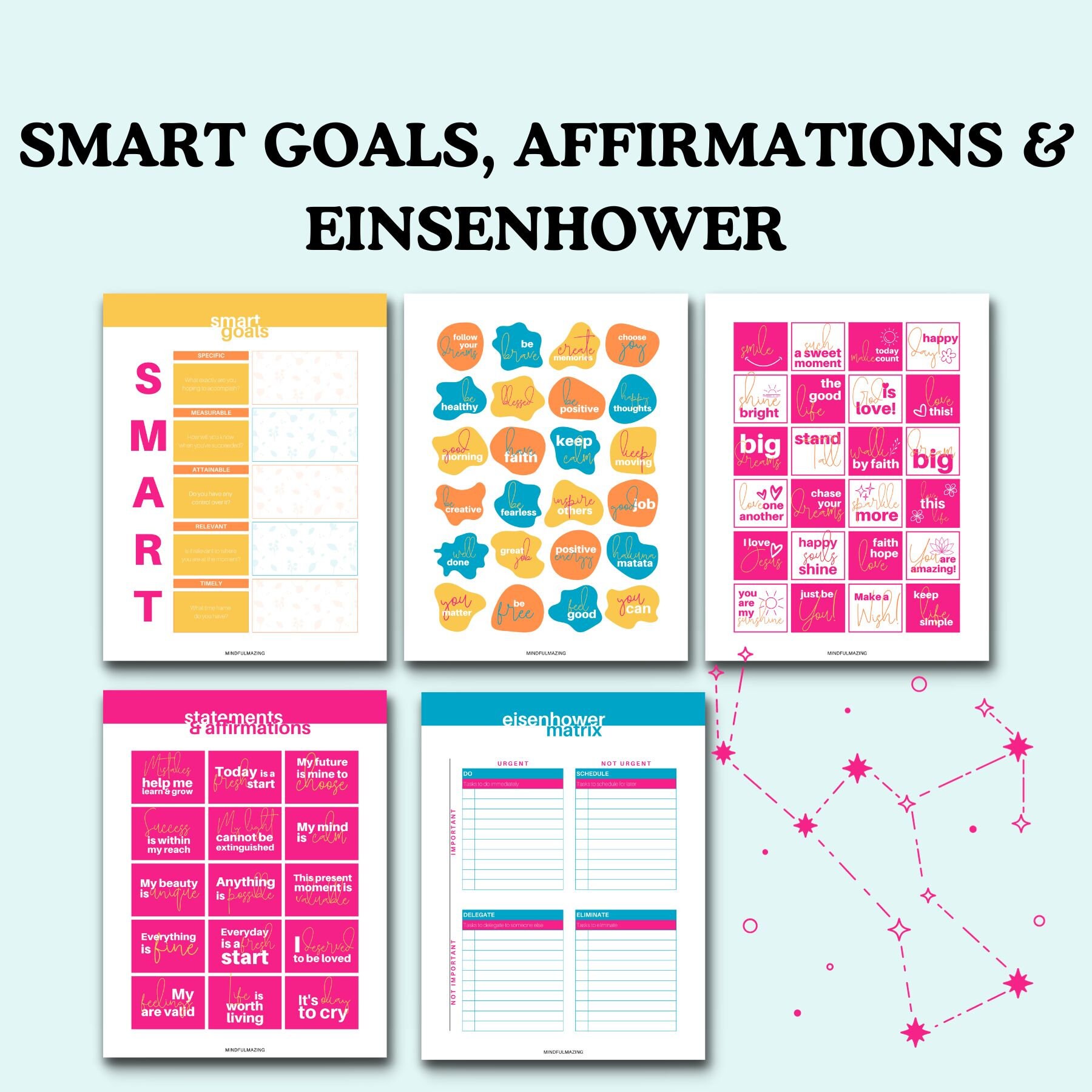 Teenage Growth Mindset Workbook Worksheets, Therapist Resources ...