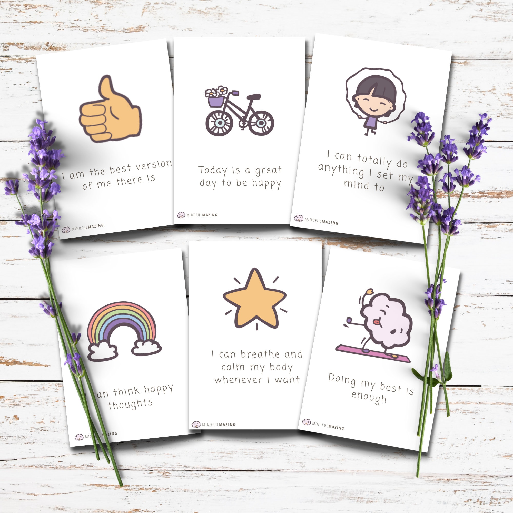 Positive Affirmations for Kids Affirmation Cards Affirmation for Kids ...