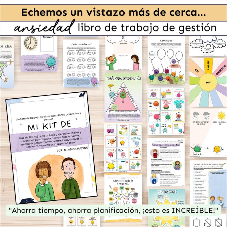 Spanish Emotions SEL Bundle Kit: Anxiety, Anger, Feelings - Etsy