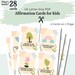 Positive Affirmation Cards for Kids [spring-themed] Affirmation ...