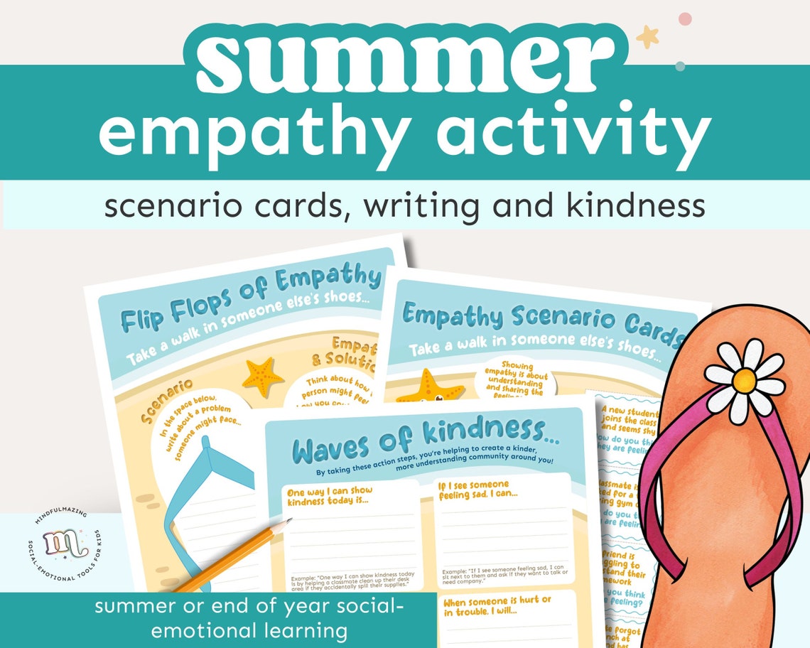 Empathy Worksheet, Empathy Activities, Empathy Scenario Cards, Social ...