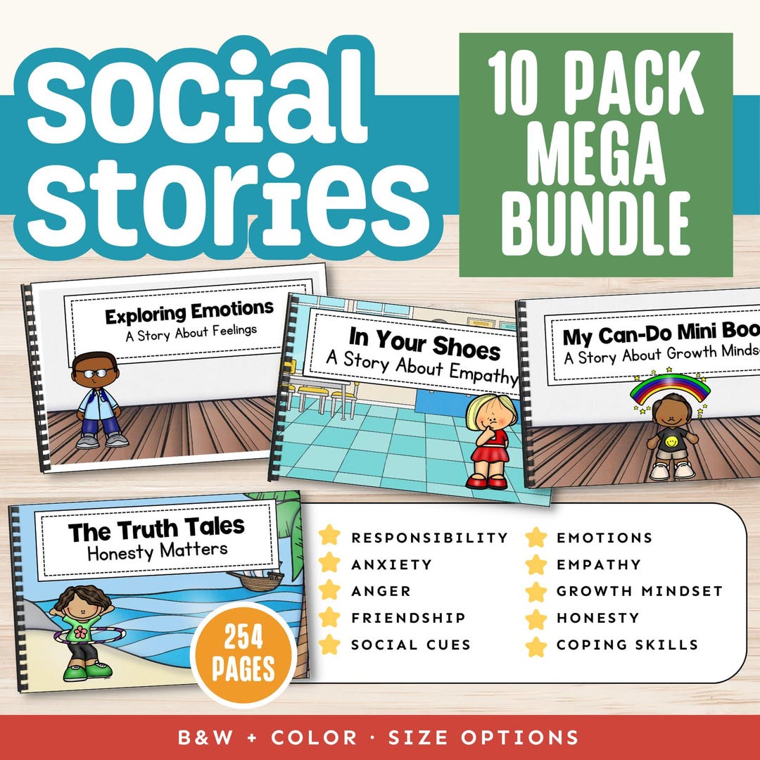 Social Stories Bundle | Social Stories Hitting | Making Friends Social ...