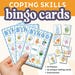 Coping Skills BINGO Game | Printable BINGO Game | Coping Skills ...