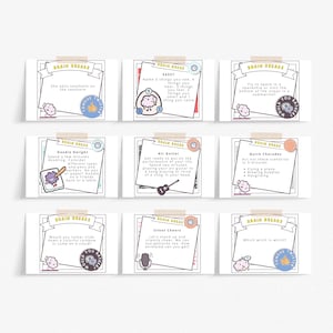 Brain Breaks Cards for Kids | Classroom Management | Movement Breaks ...