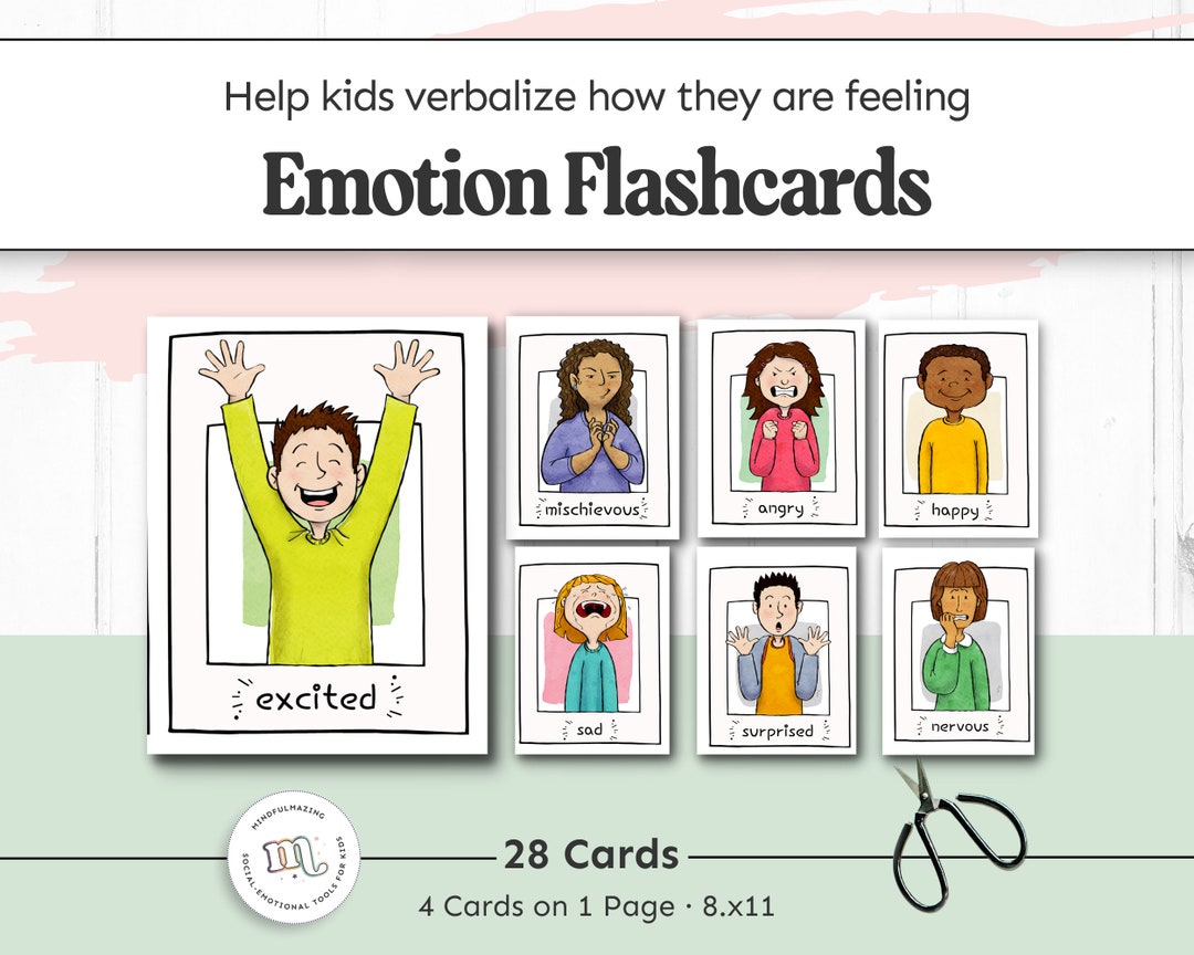 Emotion Flashcards, Feelings Flashcards, Calm Down Corner, Feelings ...