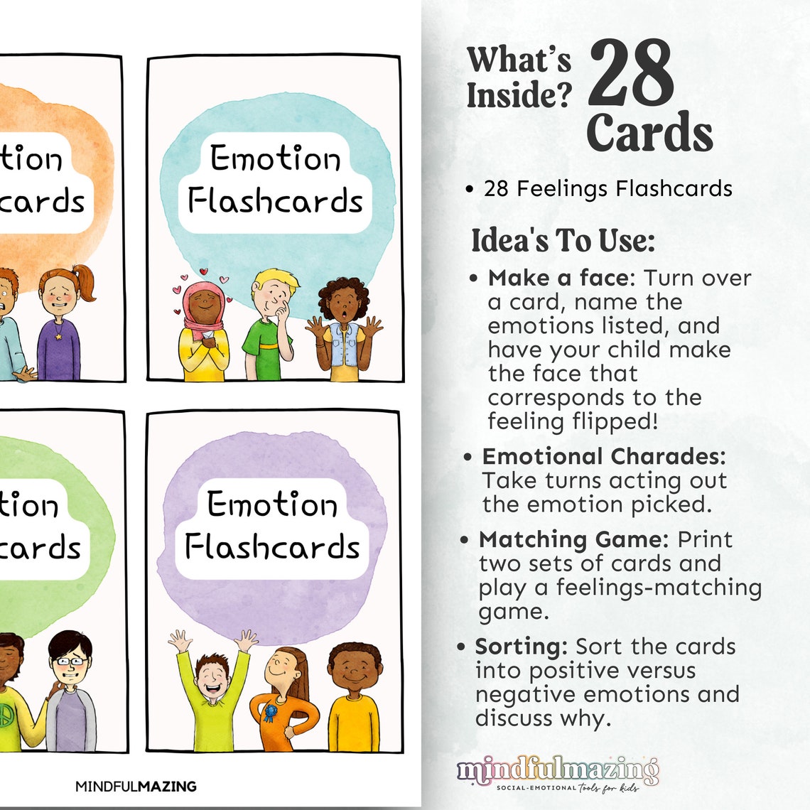 Emotion Flashcards, Feelings Flashcards, Calm Down Corner, Feelings ...