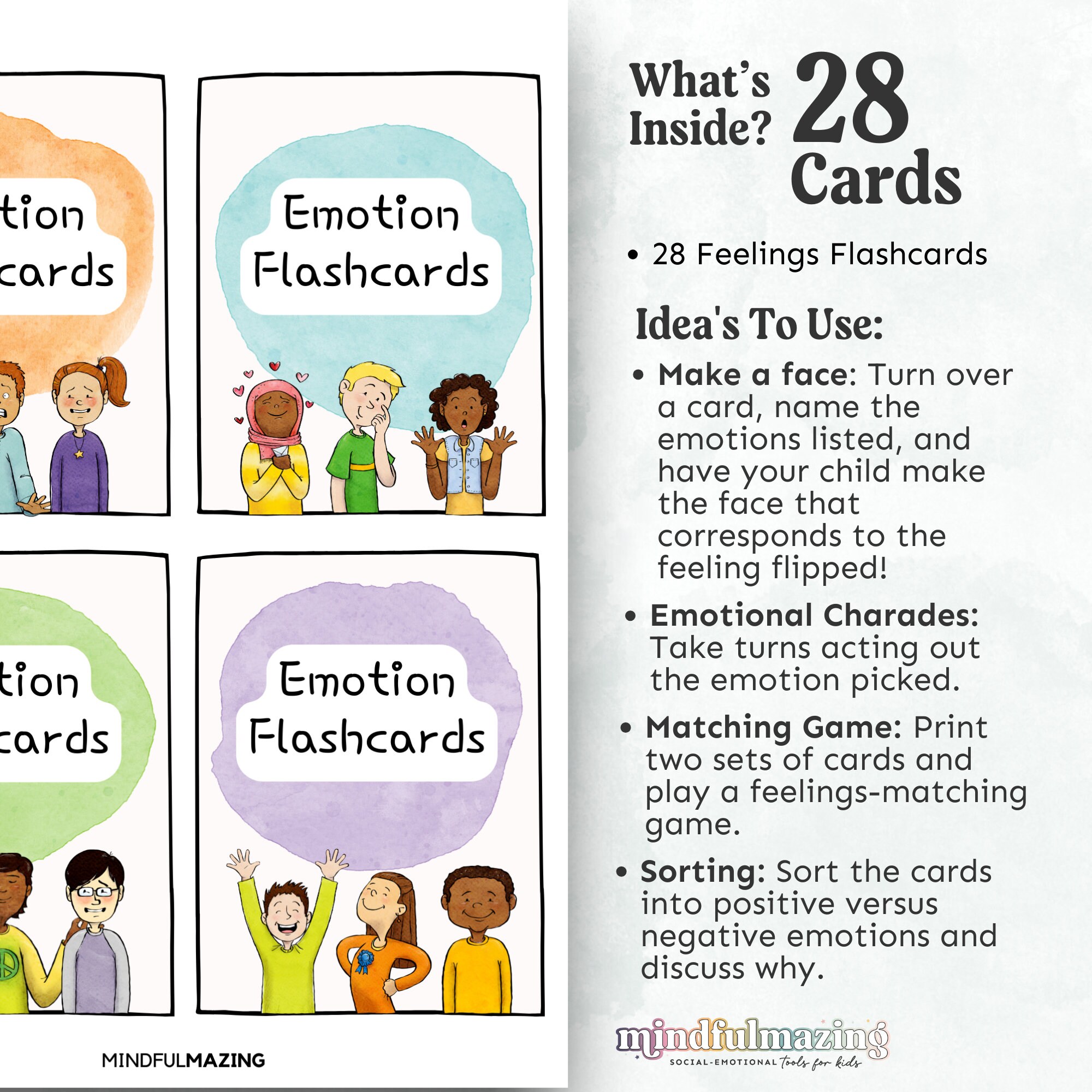 Emotion Flashcards, Feelings Flashcards, Calm Down Corner, Feelings ...