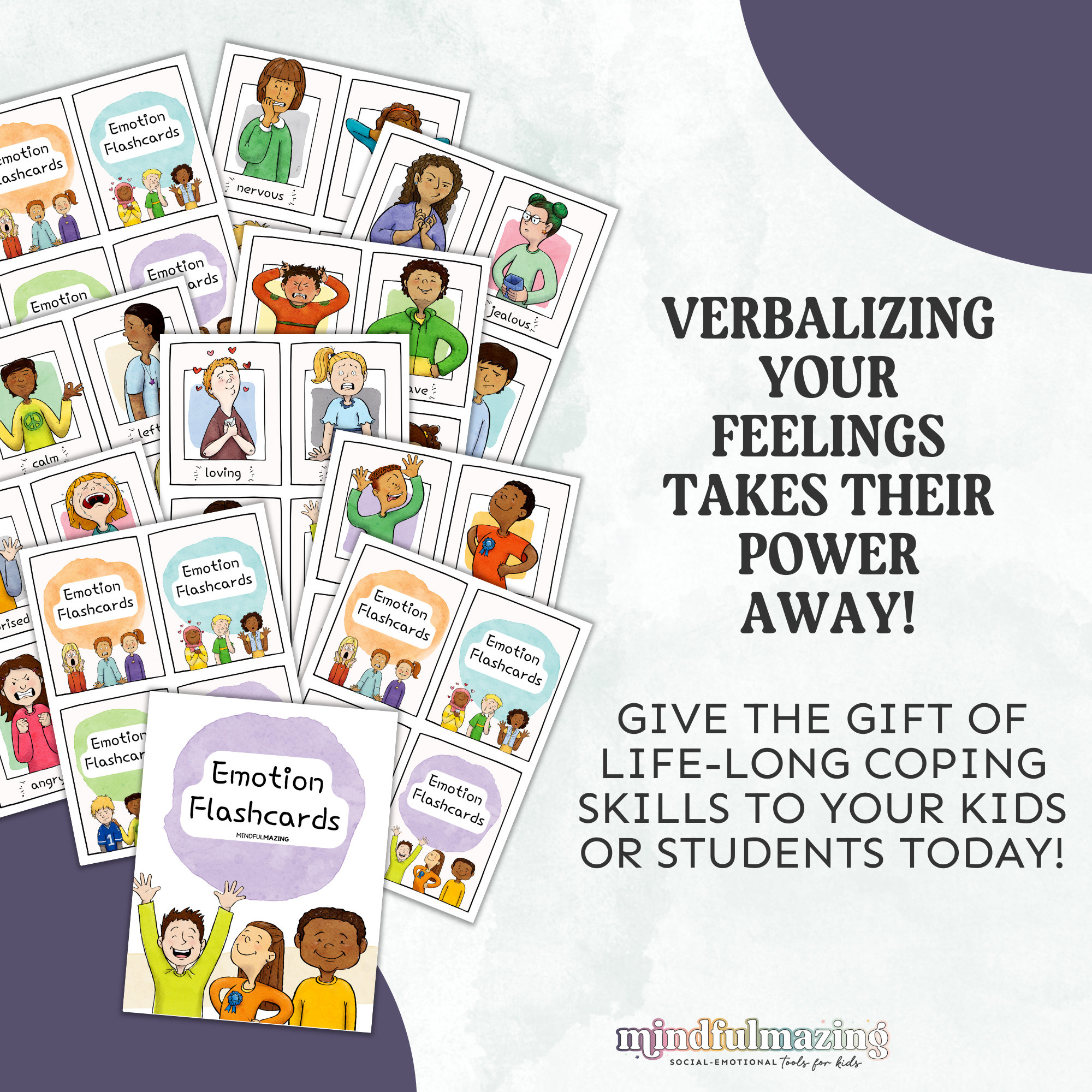 Emotion Flashcards, Feelings Flashcards, Calm Down Corner, Feelings ...