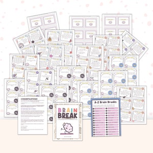Brain Breaks Cards for Kids | Classroom Management | Movement Breaks ...