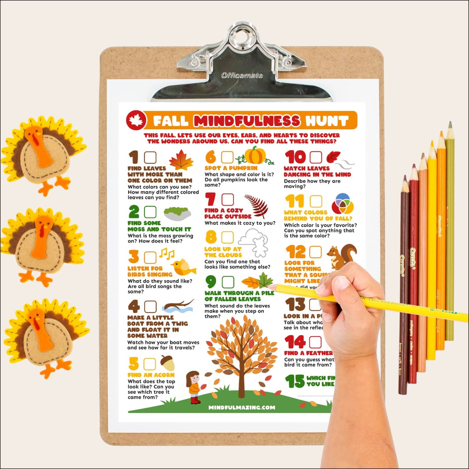 Seasonal SEL Scavenger Hunt for Kids Bundle, Mindfulness Activities for ...