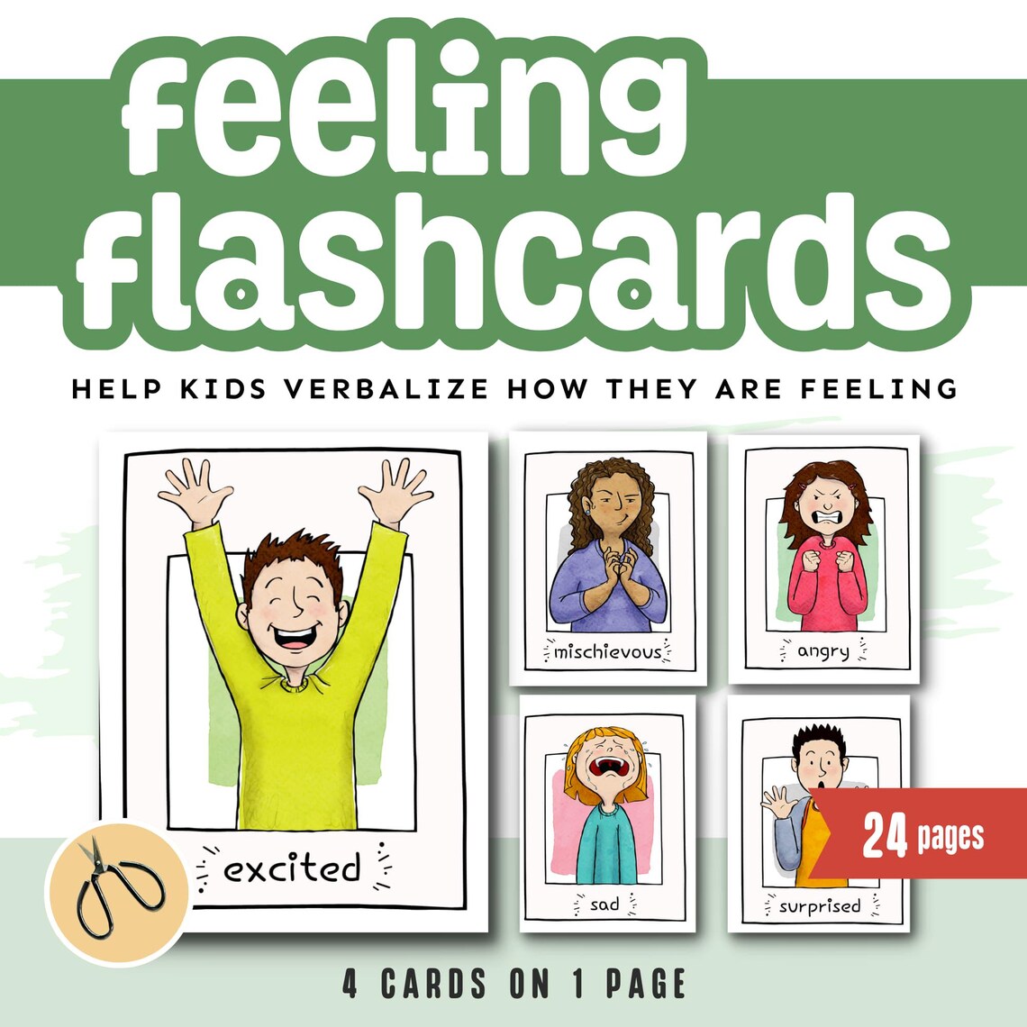 Emotion Flashcards, Feelings Flashcards, Calm Down Corner, Feelings ...