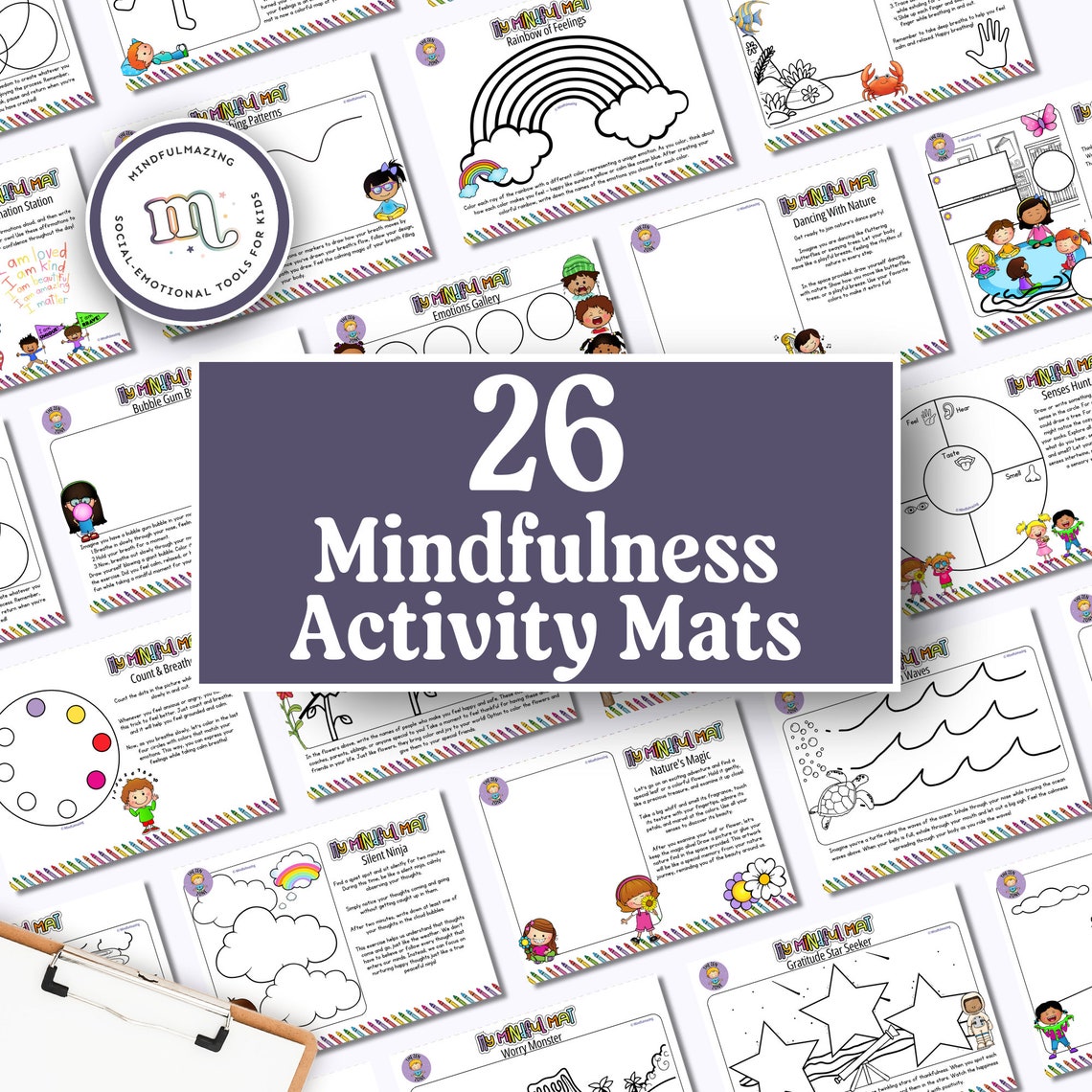 Mindfulness Mini Kit Breathing Cards Mindfulness Cards Mindfulness ...