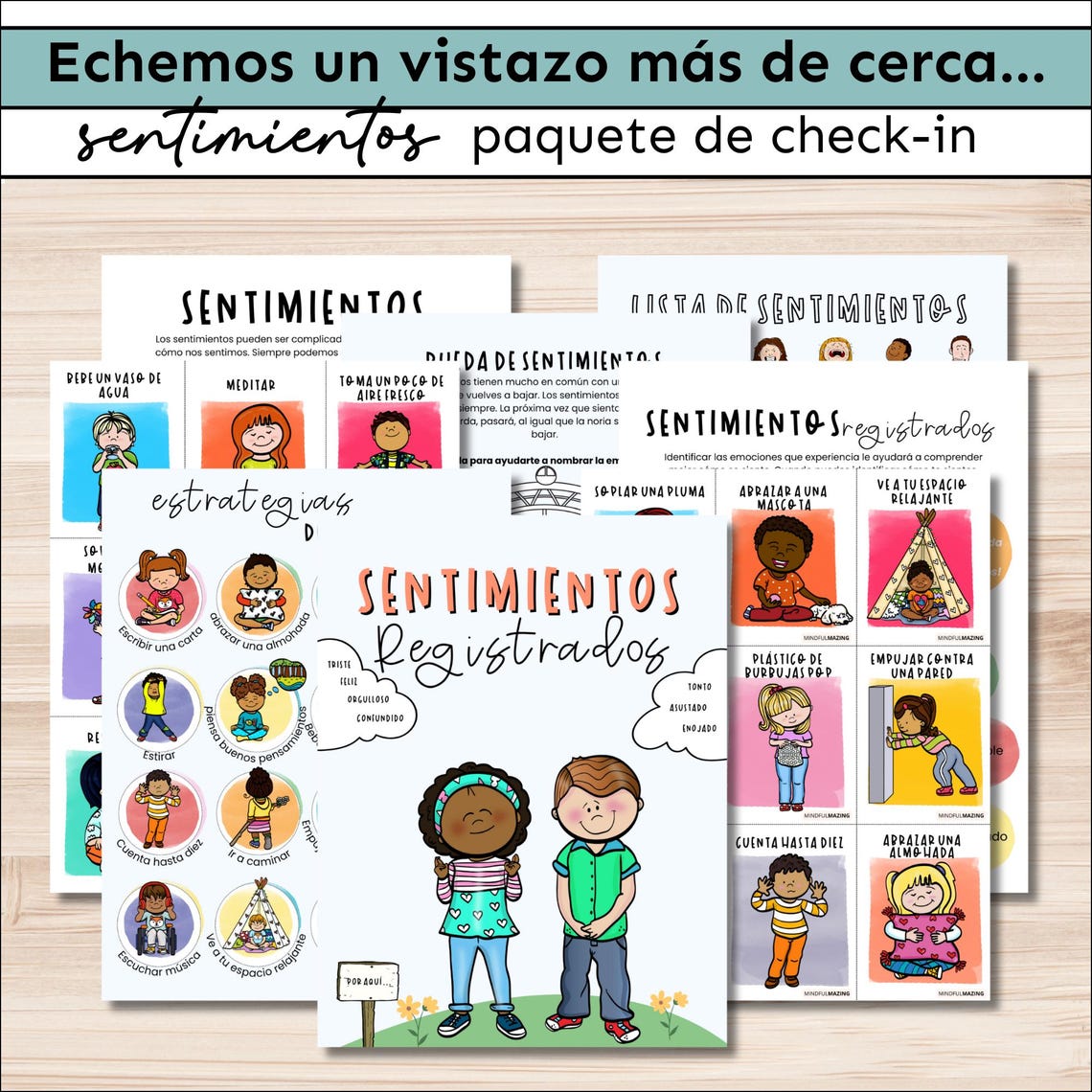 Spanish Emotions SEL Bundle Kit: Anxiety, Anger, Feelings - Etsy