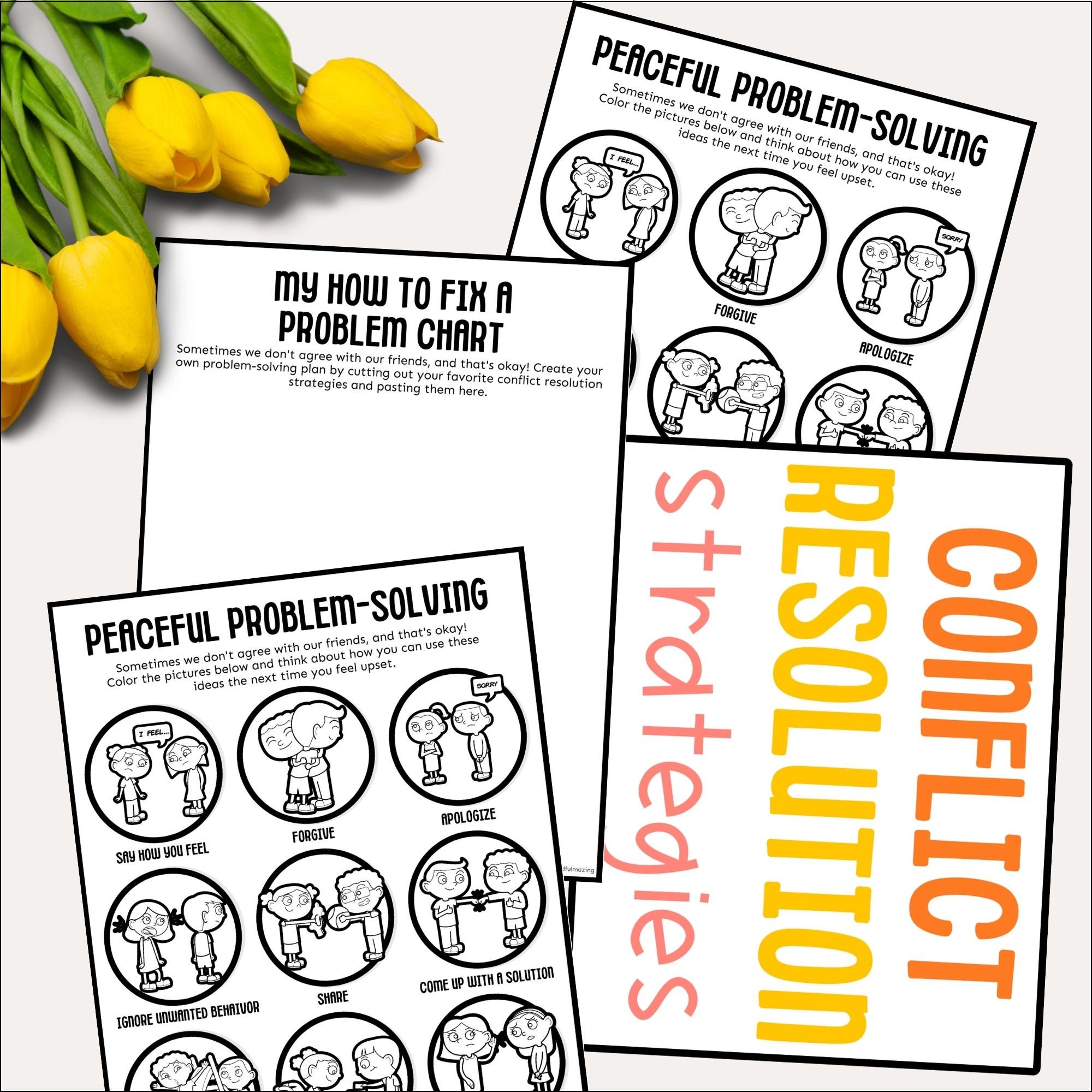 Friendship Bulletin Board Conflict Resolution for Kids Friendship ...