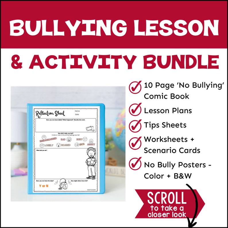 Anti-bullying Activities | Bullying Worksheets + Comic | Positive ...