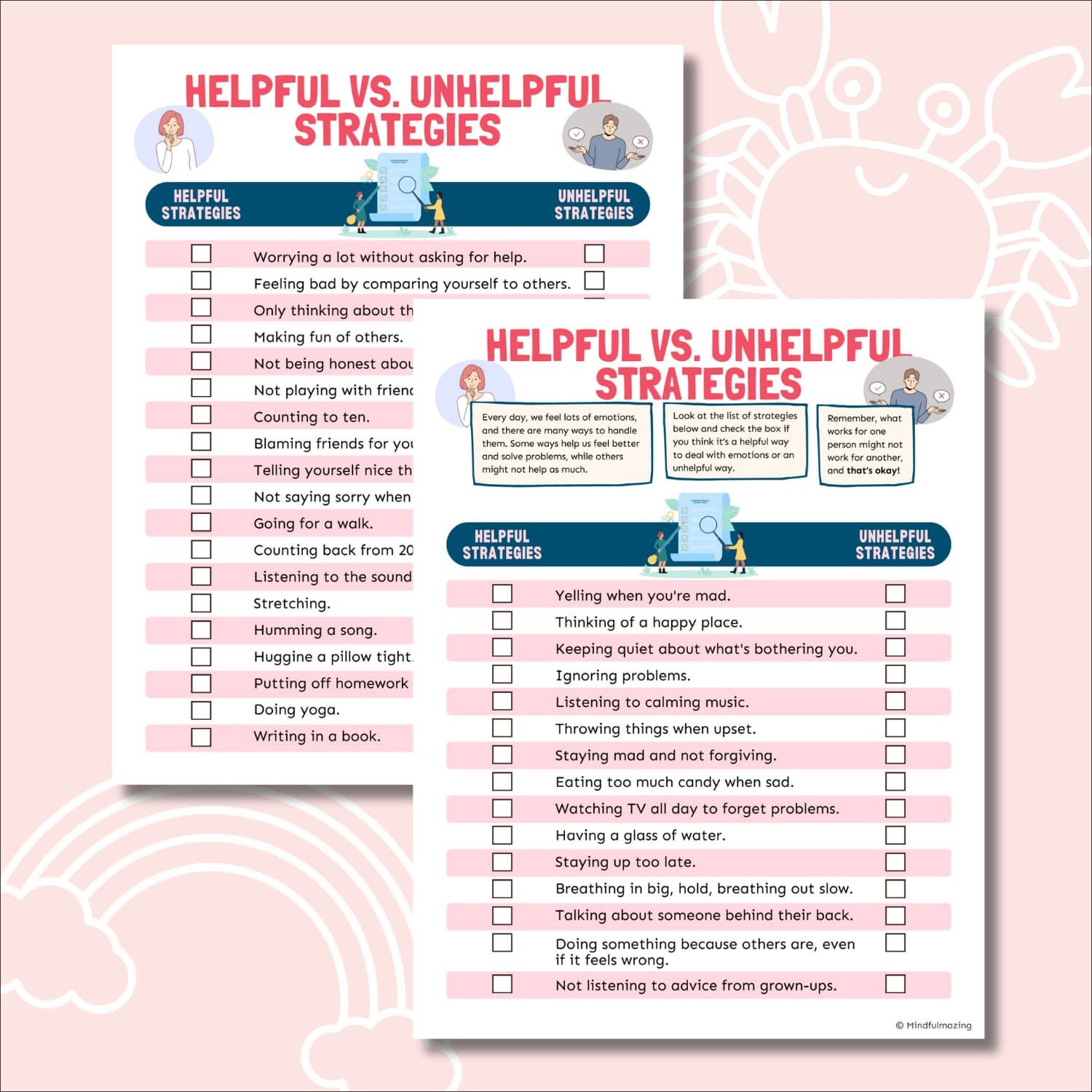 Cool Down Cones Coping Strategies, Coping Skills List, Emotional ...