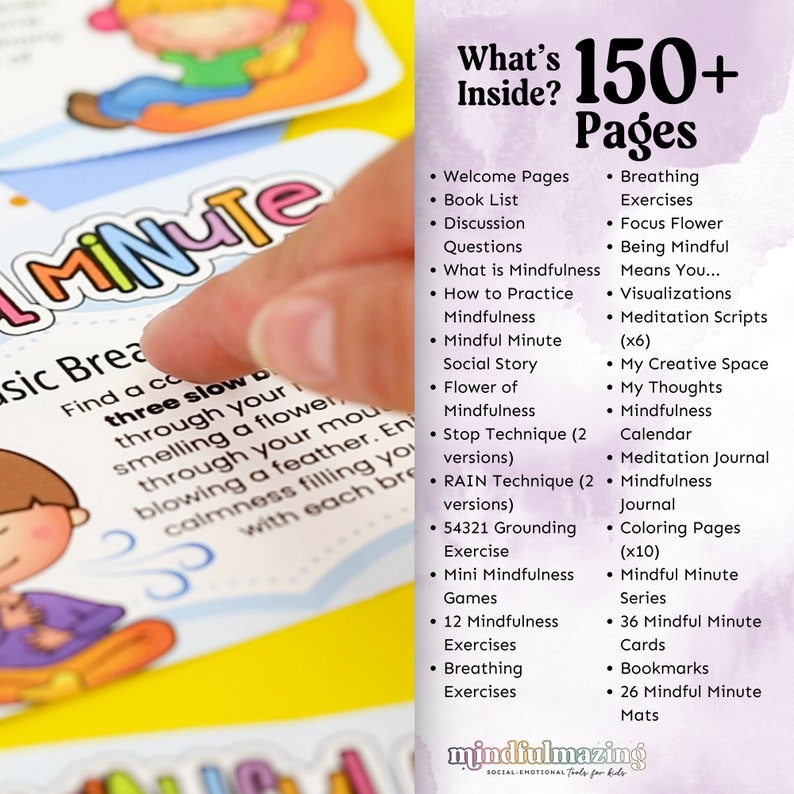 Mindful Breathing Activities for Kids, Breathing Cards, Calming Corners ...