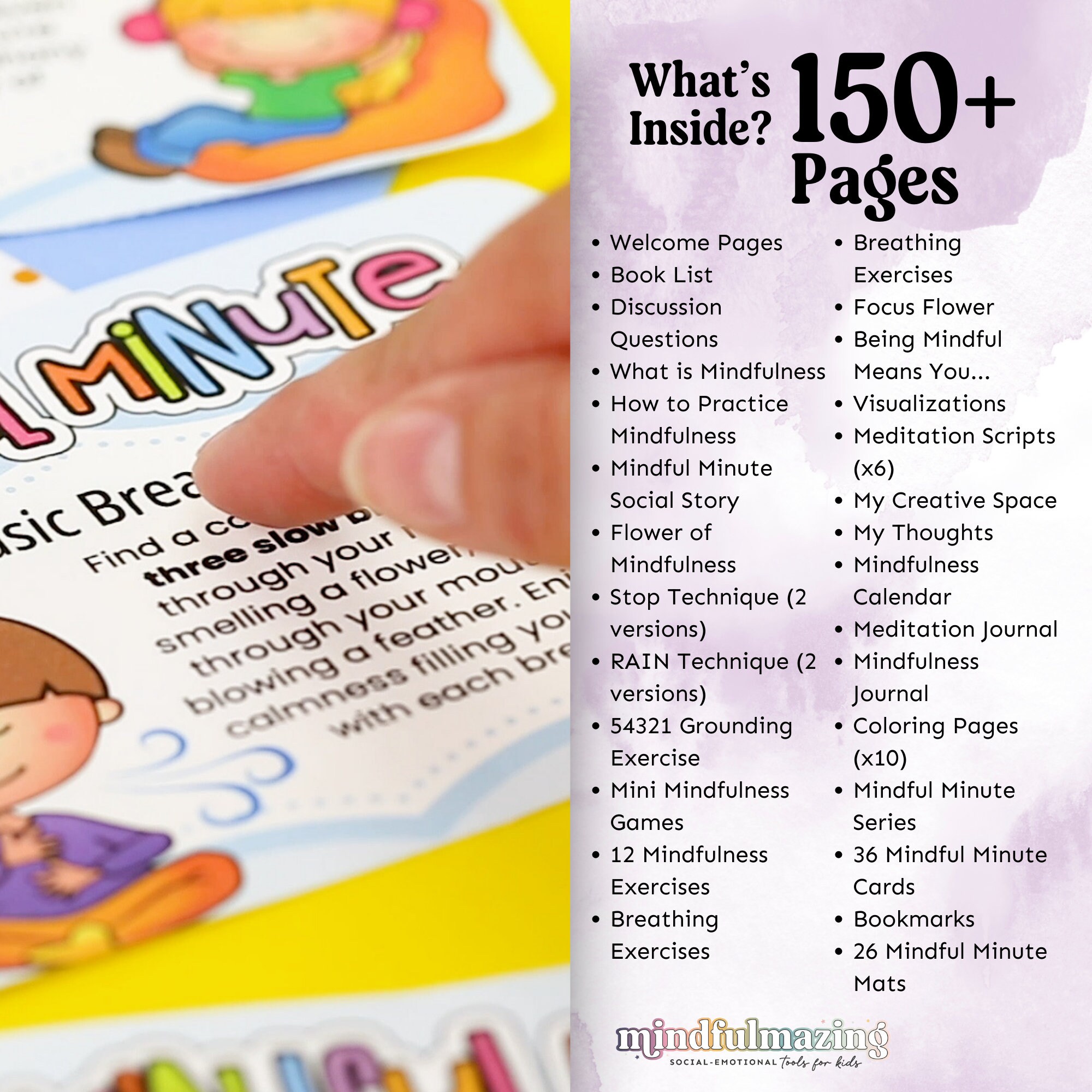 Mindful Breathing Activities for Kids, Breathing Cards, Calming Corners ...