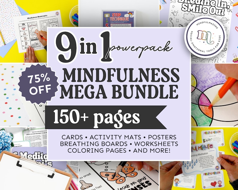 Mindful Breathing Activities for Kids, Breathing Cards, Calming Corners ...