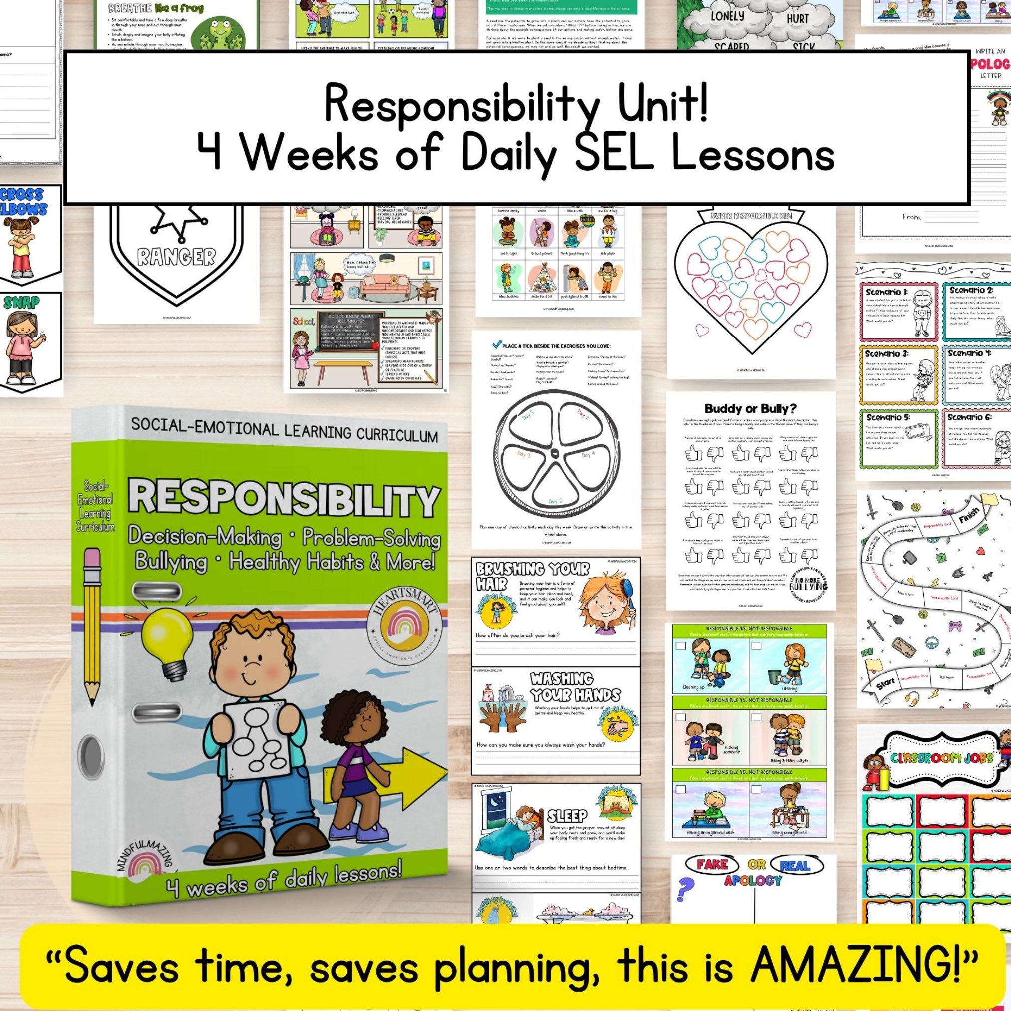 Heartsmart Social Emotional Learning Curriculum - Etsy