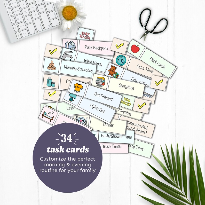 Routine Chart for Kids | Routine Chart Printable | Routine Chart for ...