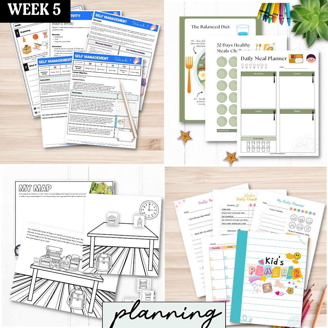 Self-management Social-emotional Curriculum K-2 coping Strategies Goals ...