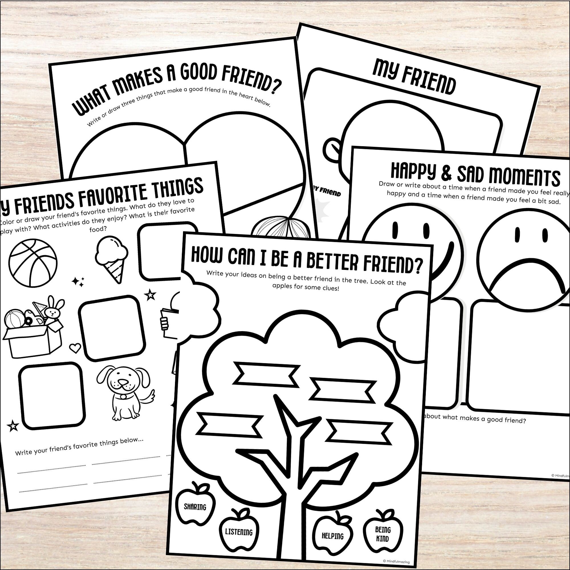 Friendship Bulletin Board Conflict Resolution for Kids Friendship ...