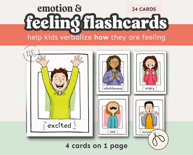 Emotion Flashcards, Feelings Flashcards, Calm Down Corner, Feelings ...