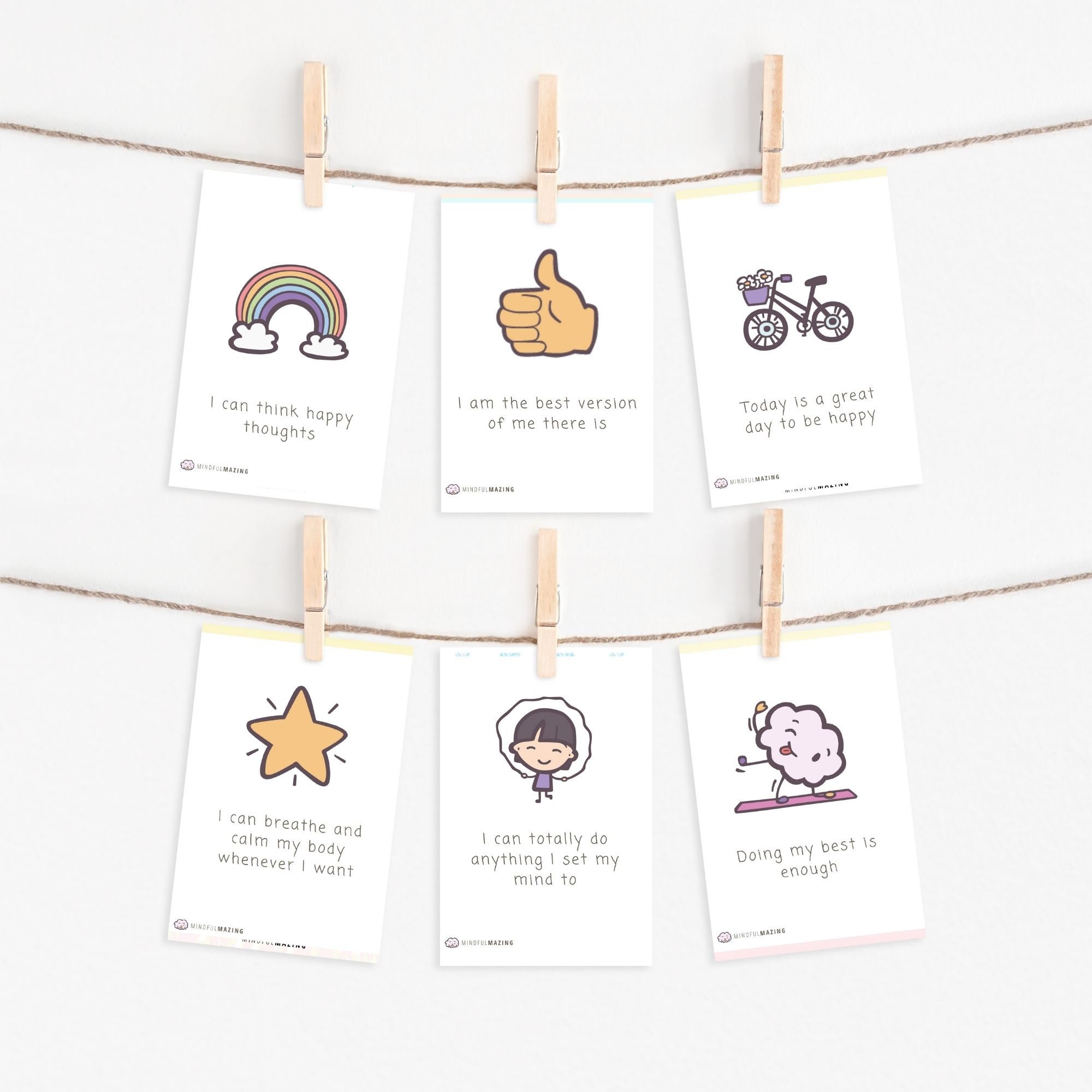 Positive Affirmations for Kids | Affirmation Cards | Affirmation for ...