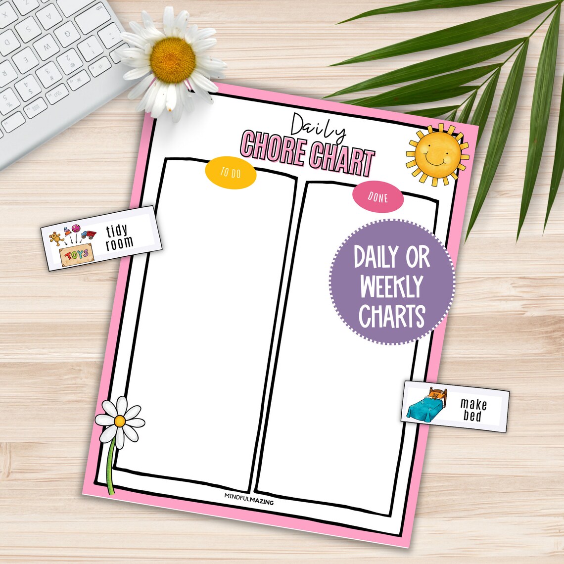 Chore Charts for Kids Chore Chart Printable Chore List Behavior Chart ...