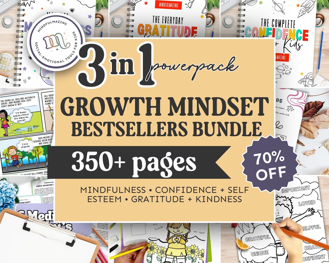 Growth Mindset Bestsellers Bundle | Growth Mindset Activities ...