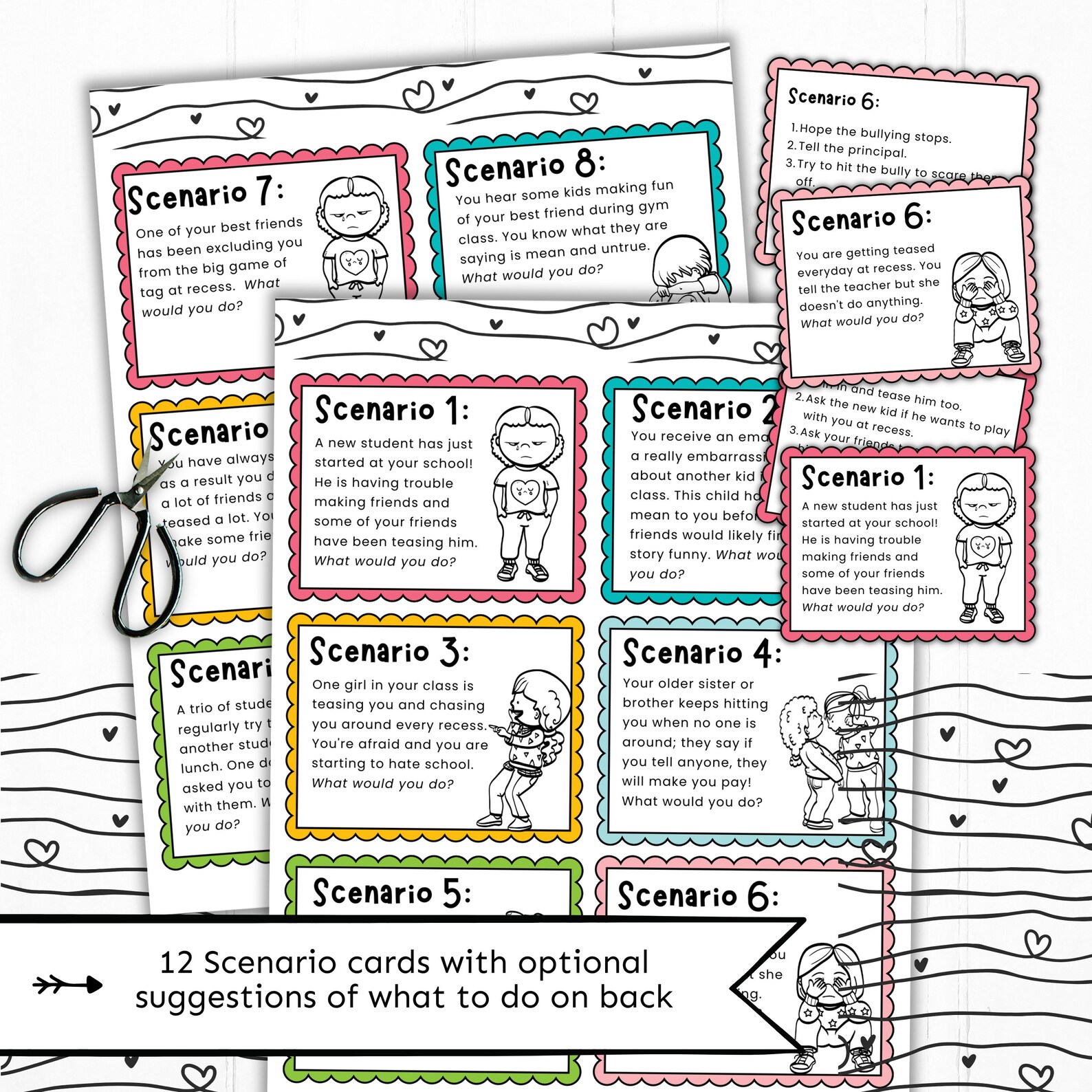 Anti-bullying Activities Bullying Worksheets Comic Positive ...