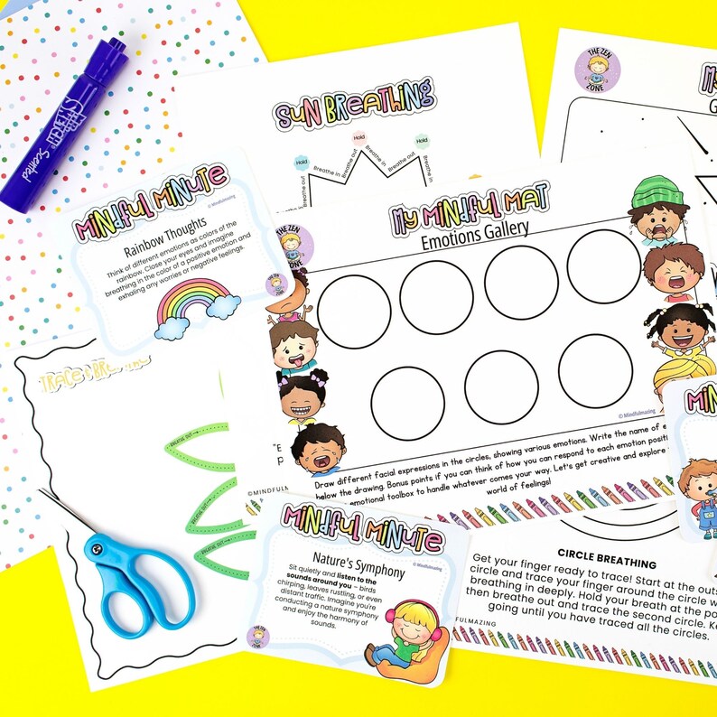 Mindfulness Mini Kit | Breathing Cards | Mindfulness Cards ...