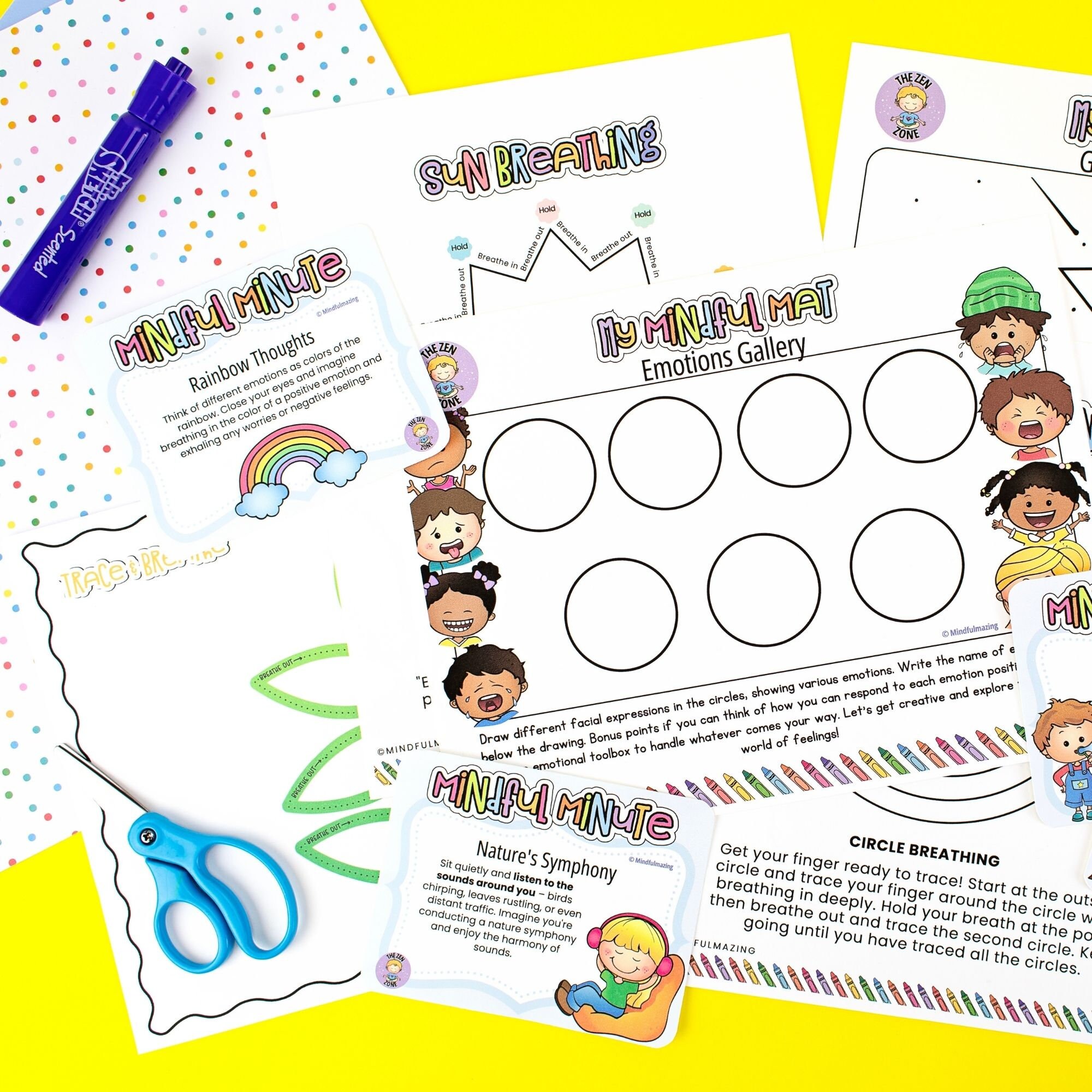 Mindfulness Mini Kit | Breathing Cards | Mindfulness Cards ...