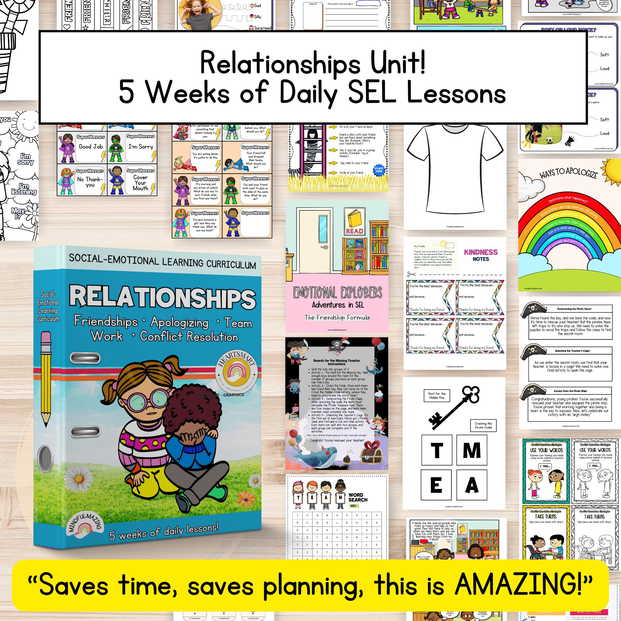 Heartsmart Social Emotional Learning Curriculum - Etsy