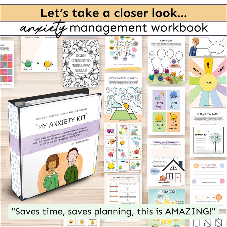 Anxiety Management Activities | Worry Activities | Anxiety Worksheet ...