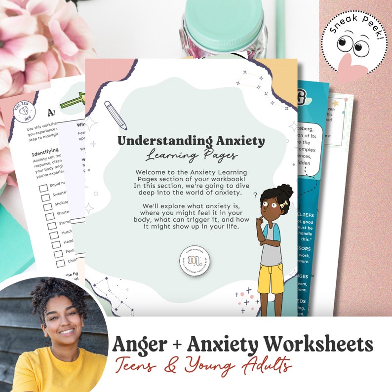 Teen Therapy Mega Worksheet Bundle, Therapy Workbook, Therapist Journal ...