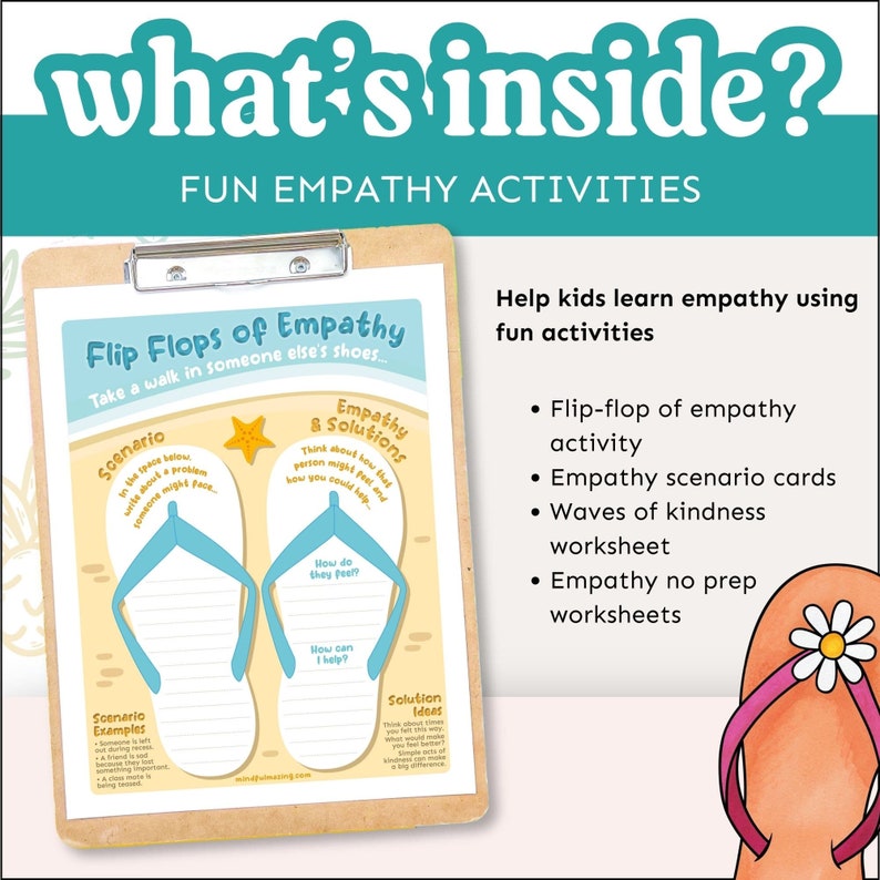 Empathy Worksheet, Empathy Activities, Empathy Scenario Cards, Social ...