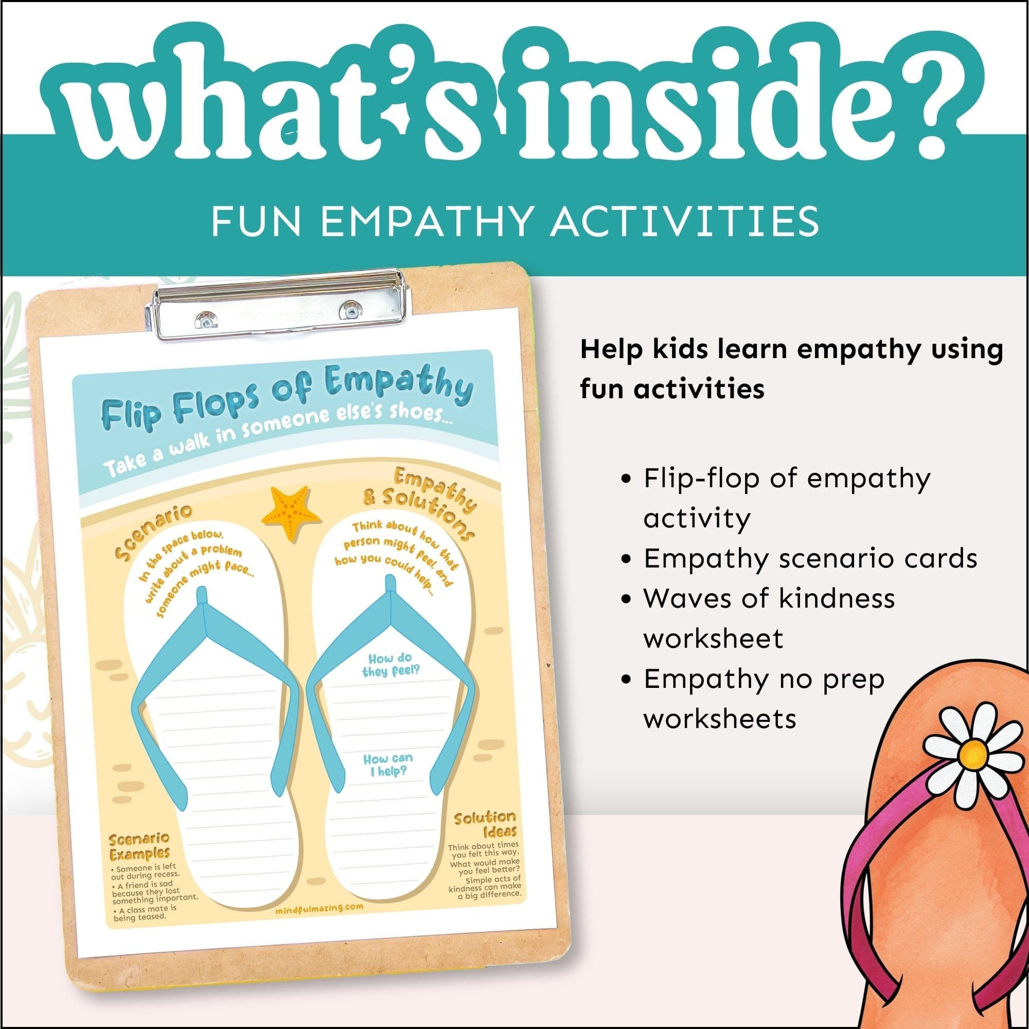 Empathy Worksheet, Empathy Activities, Empathy Scenario Cards, Social ...