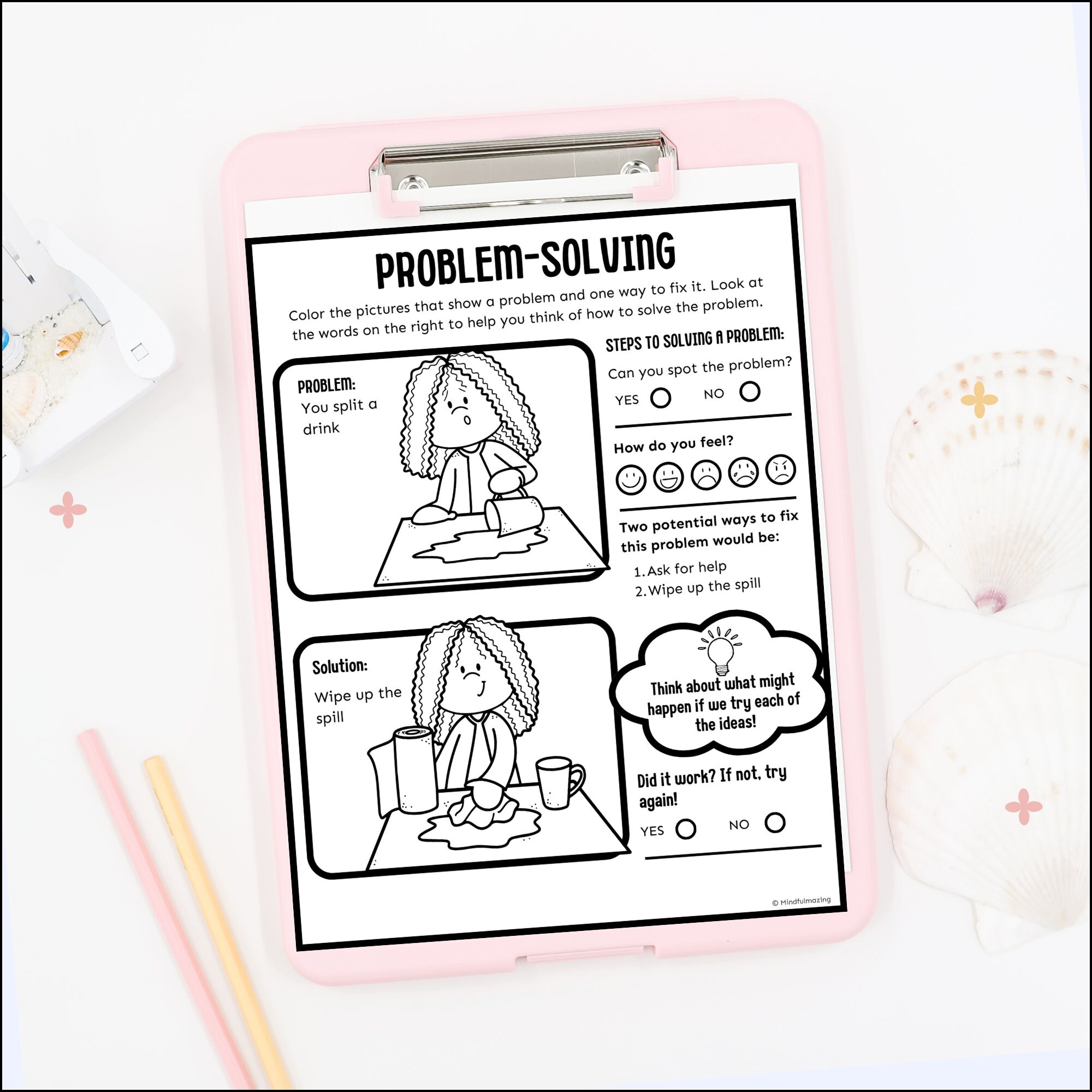 Problem-solving Poster | Life Skills for Kids | Empathy Activity ...