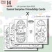 Easter Friendship Card Set Printable, SEL Friendship Crafts, Spring ...