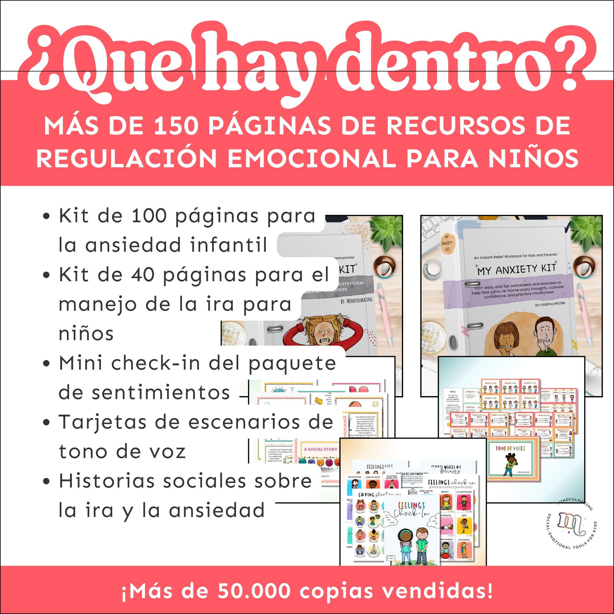 Spanish Emotions SEL Bundle Kit: Anxiety, Anger, Feelings - Etsy