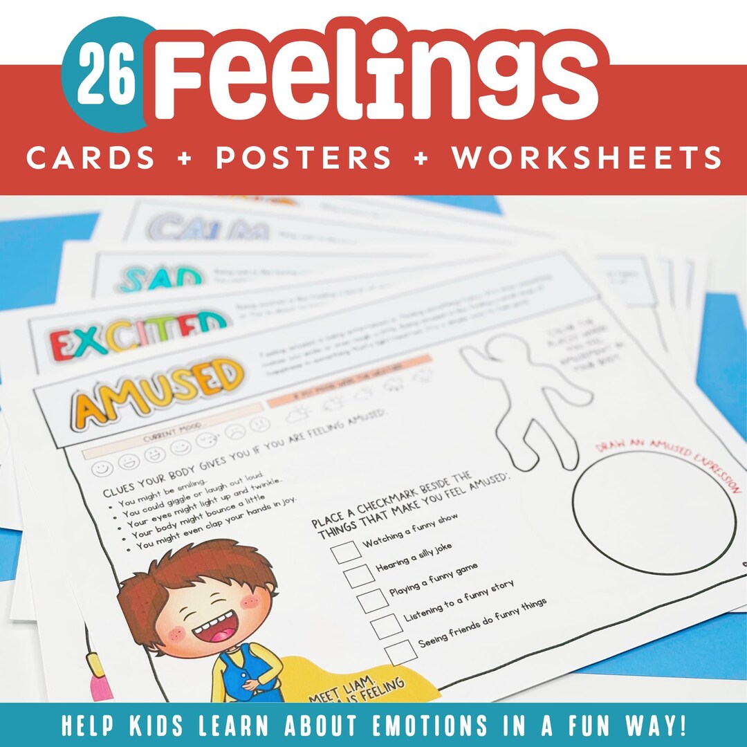 Feelings Posters + Feelings Charts | Feelings Emotions Coping Skills ...