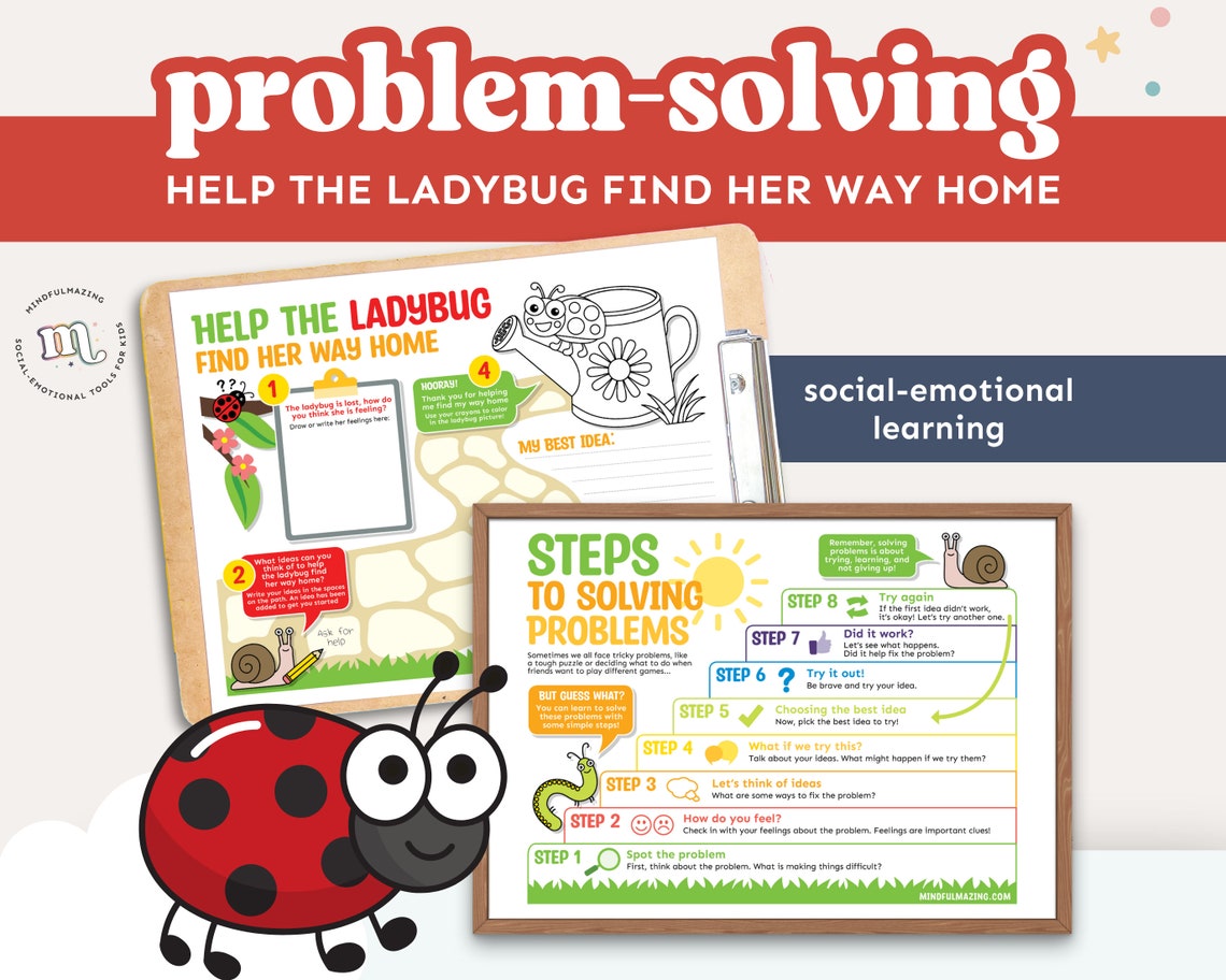 Problem-solving Poster | Life Skills for Kids | Empathy Activity ...