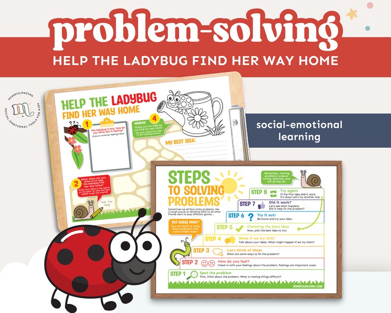 Problem-solving Poster | Life Skills for Kids | Empathy Activity ...