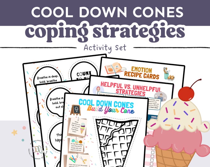 Travel Coping Box for Kids Sensory Fidgets Anxiety Coping Box ADHD ...