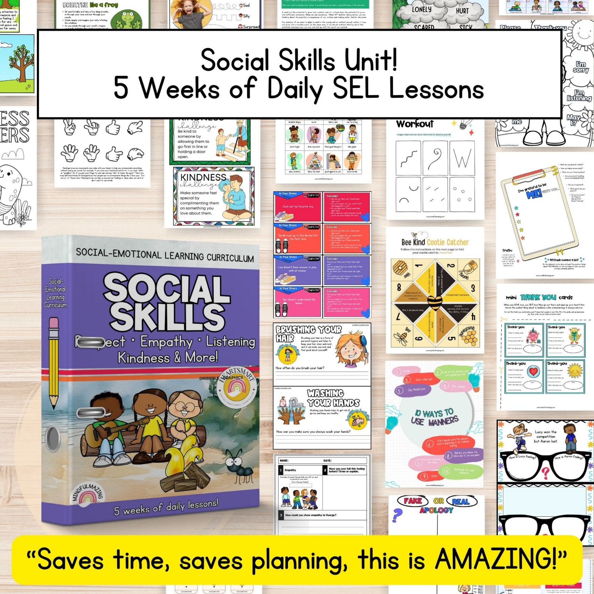 Heartsmart Social Emotional Learning Curriculum - Etsy