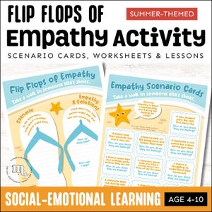 Empathy Worksheet, Empathy Activities, Empathy Scenario Cards, Social ...