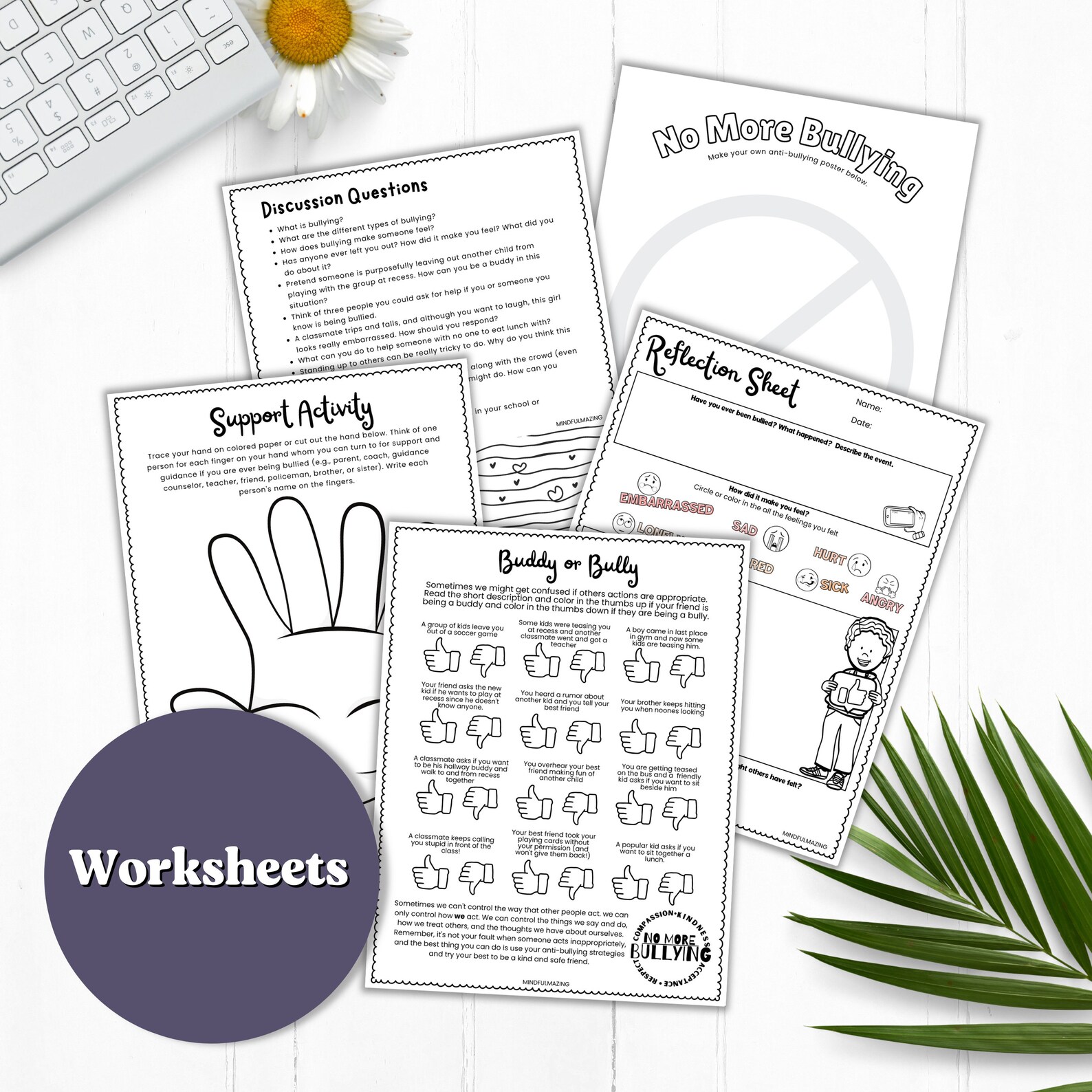 Anti-bullying Activities Bullying Worksheets Comic Positive ...