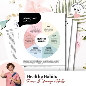 Teen Therapy Mega Worksheet Bundle, Therapy Workbook, Therapist Journal ...